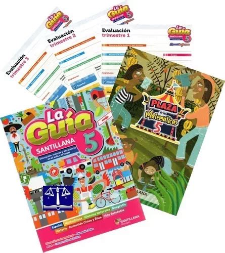 Guía Santillana 5 Pack C 2 Libros Examen Pública 2022 23 Envío gratis