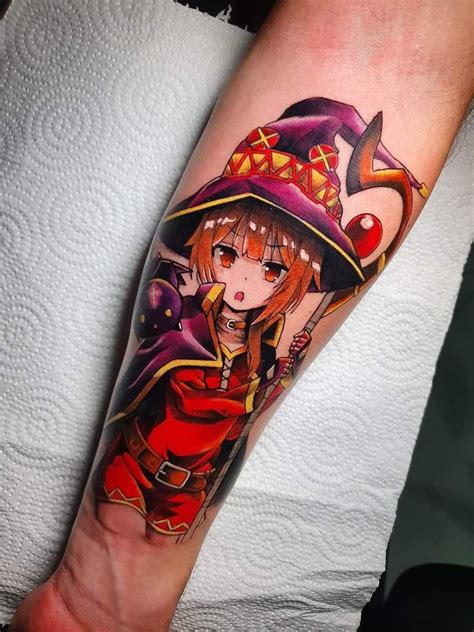 Sphynxtattoogdl Meguminkonosuba Watercolor Tattoo Portrait Tattoo