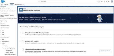 Set Up B2b Marketing Analytics Salesforce Trailhead