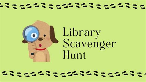Library Scavenger Hunt Douglas Douglas Public Library Juneau 30