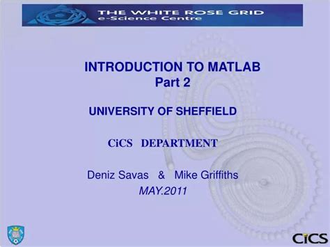 Ppt Introduction To Matlab Part 2 Powerpoint Presentation Free