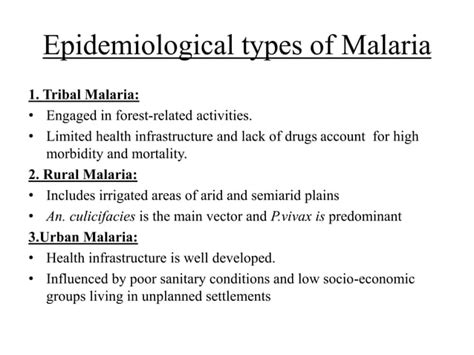Malaria Vector And Management Finalpptx
