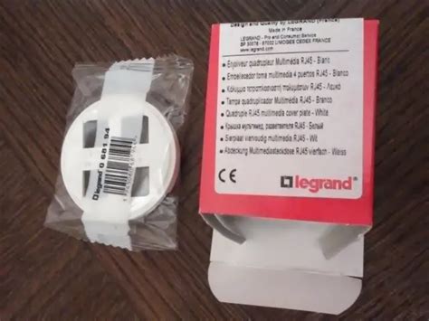 Celian Trim Optimum Legrand 068194 Network Quad Socket £257