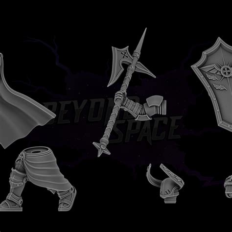 Téléchargement Community Model Gilded Imperator Halberd Heavy Shield