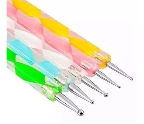 Kit Boleadores Pincéis Ponta Dupla Decoração De Unha MercadoLivre