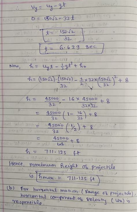 use the model for projectile motion assuming there is no air