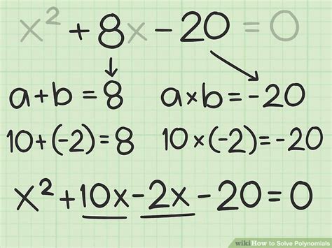 How To Solve Polynomials 13 Steps With Pictures WikiHow