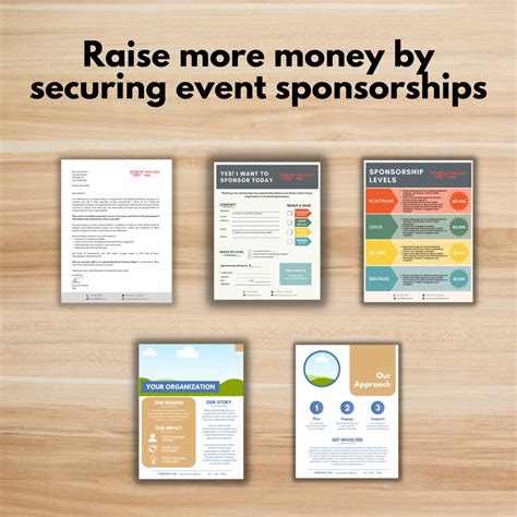 EVENT SPONSORSHIP PACKAGE Canva Template Fundraising Event Etsy