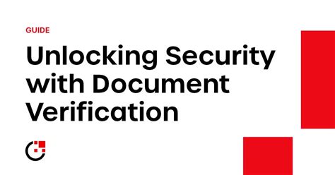 Unlocking Security With Document Verification A Detailed Overview 1Kosmos