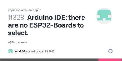 Arduino IDE There Are No ESP Boards To Select Issue Espressif Arduino Esp GitHub