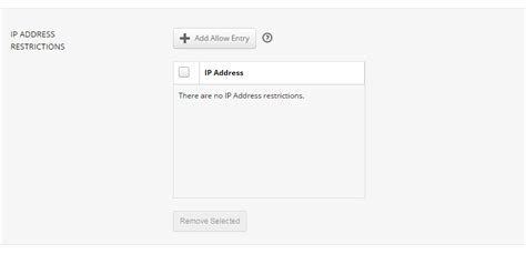 Administrative Console Manage Ip Address Restriction Support Center