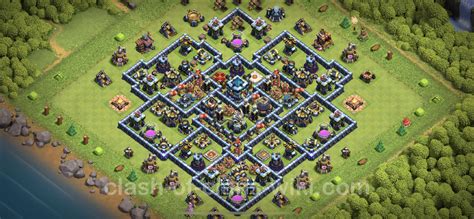 Best Anti 2 Stars Base Th13 With Link Anti Air Electro Dragon Town