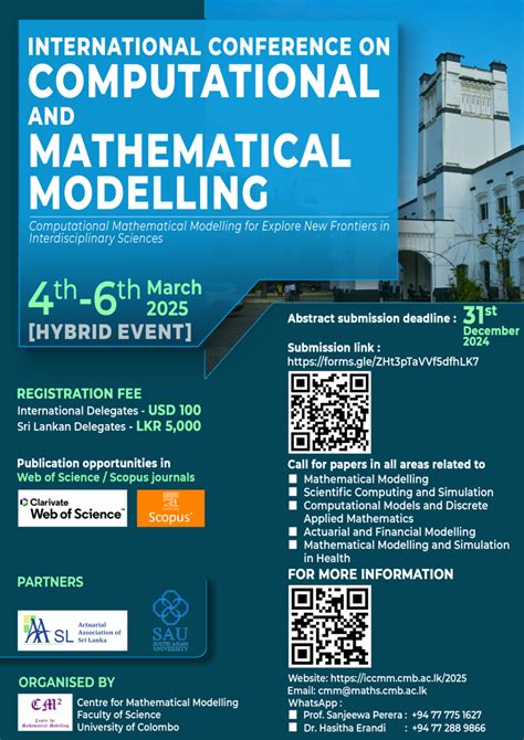 Pdf International Conference On Computational And Mathematical Modelling 2025