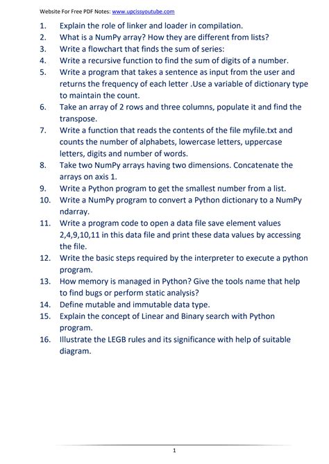SOLUTION All Important Questions In Python For O Level Exam Studypool