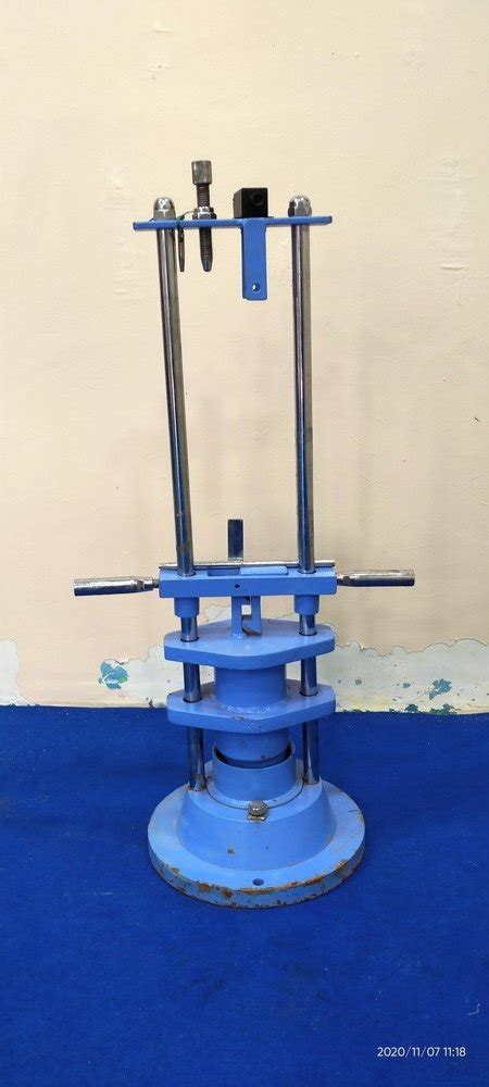 Analog Blue Aggregate Impact Testing Machine For Laboratory Packaging