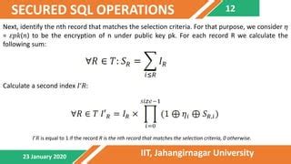 Homomorphic Encryption Scheme PPT