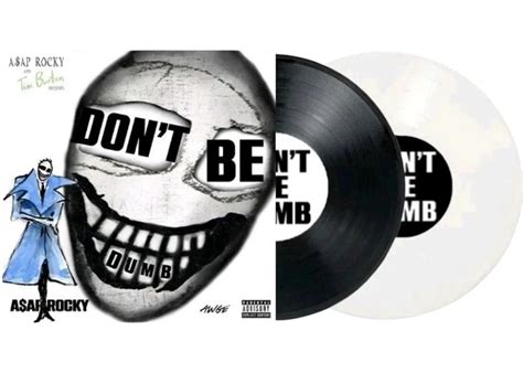 Asap Rocky Dont Be Dumb Mrmayers 2xlp Vinyl Black White Us
