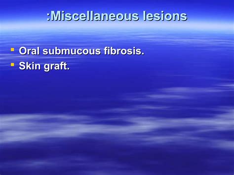 White Lesions Ppt Ppt