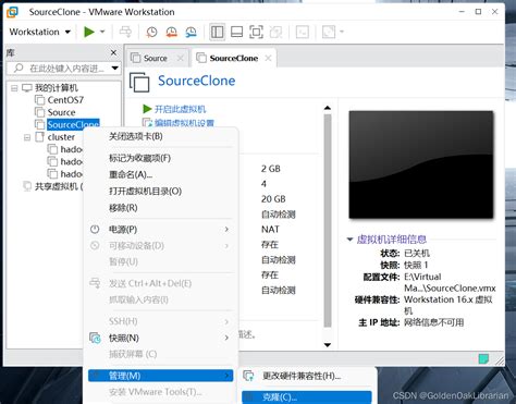 Vmware克隆虚拟机指南：linux到linux的完整配置教程 Csdn博客