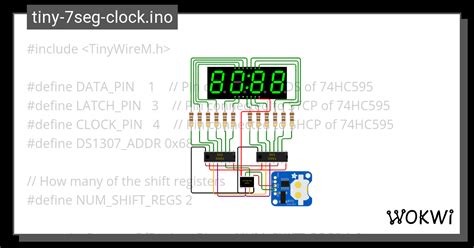 Tiny 7seg O Copy Wokwi Esp32 Stm32 Arduino Simulator