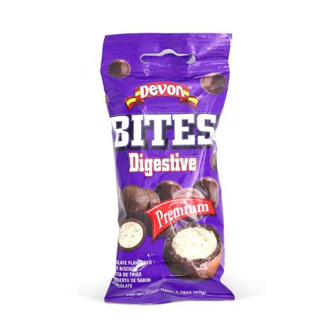 Devon Chocolate Digestive Bites 50g 3 Pack
