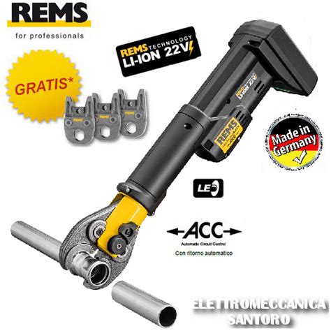 Rems mini prensar S 22v ACC Núm 578015 prensadora radial tenazas de