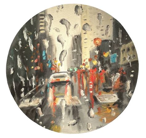 City Droplets Painting By Aisha Haider Saatchi Art