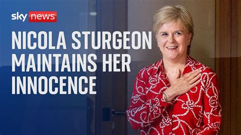 Nicola Sturgeon Maintains Her Innocence As She Returns To Holyrood