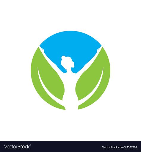 Women Tree Leaf Royalty Free Vector Image VectorStock