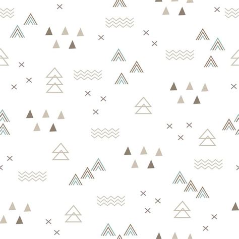 Abstract Teepee Tent Plus Sign Cross Pattern