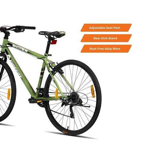 Green And Black Firefox Bad Attitude 8 700c T Road Gear Bicycle Rigid