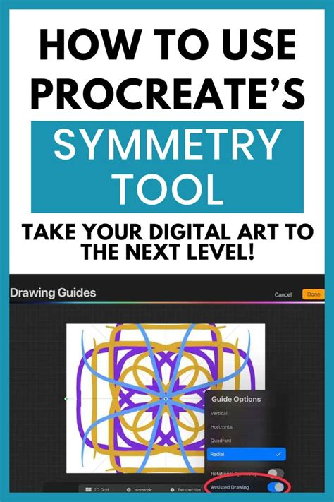 How To Use Procreates Symmetry Feature Procreate Tutorial Procreate Tutorial Procreate