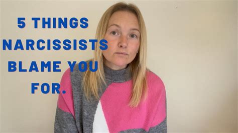 5 Things Narcissists Blame You For. (Understanding Narcissism.) #narcissist - YouTube