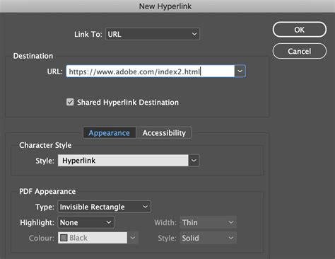 Solved Hyperlinks Panel Adobe Product Community 11139823