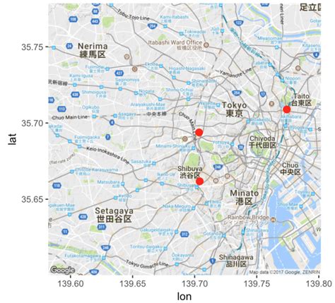 How To Plot Basic Maps With Ggmap R Bloggers