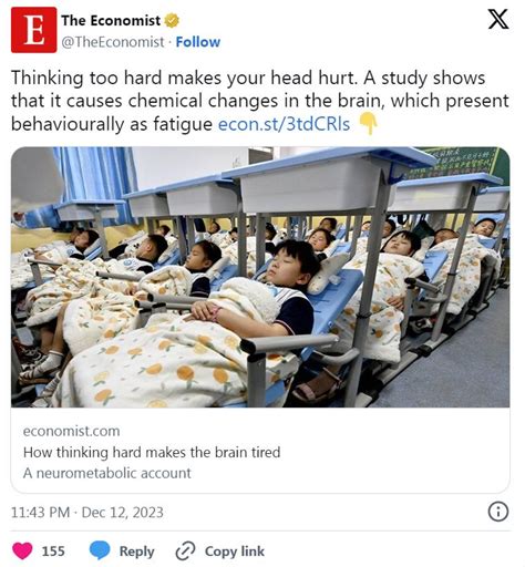 Economist Magazine Thinking Too Hard Makes Your Head Hurt Citizen