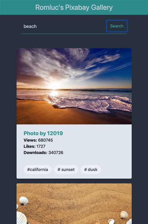 Github Romlucreact Tailwindcss Image Gallery Nice Project To Get Used To Tailwindcss