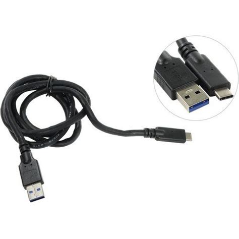 Кабель Vcom Cu401 Черный 1 м Usb 3 0 A купить по низкой цене в интернет магазине Ozon