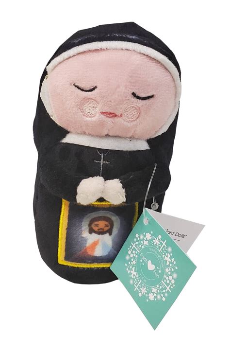 Shining Light Dolls St Faustina 5 Plush Doll Good Shepherd Books
