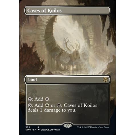 Caves Of Koilos DMU Dominaria United Rare Land Magic The Gathering