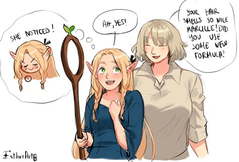Safebooru 2girls Ambrosia Dungeon Meshi Artist Name Blonde Hair