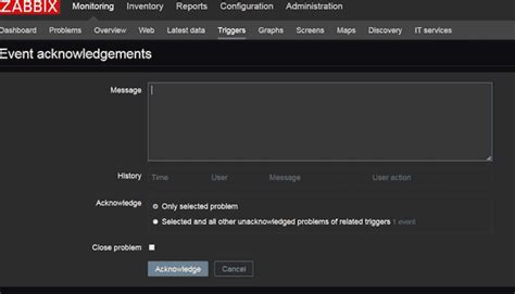 Close Problem Manually Zabbix Forums