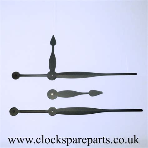 238mm Black Spade Euroshaft Clock Hands Buy Clock Spare Parts Online