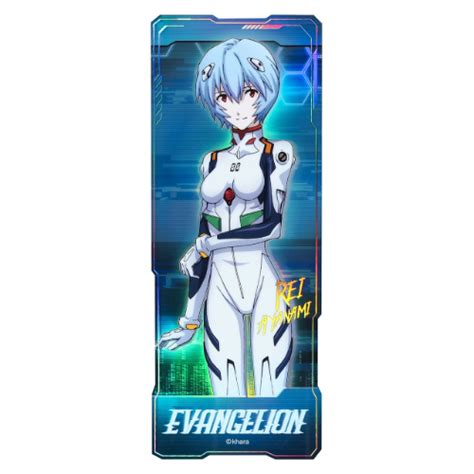 [25년 09월 발매] 에반게리온 신극장판 공식 Eva 사이버 리듬 시리즈 홀로그램 아크릴 카드 아야나미 레이 에반게리온