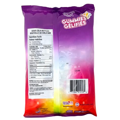 Huer Sour Cola Bottles Gummy Candy Candy District