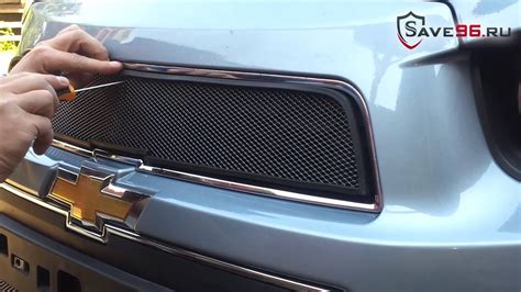 Сетка на решетку радиатора для Chevrolet Aveo (Шевроле Авео) 2012-2014 ...