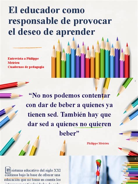 Provocar El Deseo De Aprender Pdf Cognición Aprendizaje