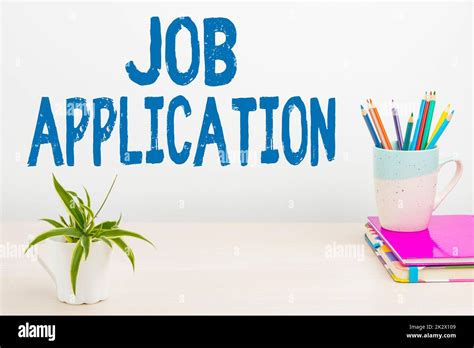 Conceptual Display Job Application Business Approach The Standard Business Document Serves A