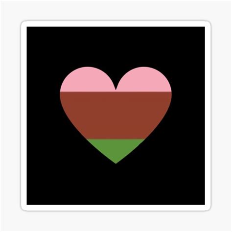 Pride Flag Hearts Gynosexual Sticker By Thesassypanda Redbubble