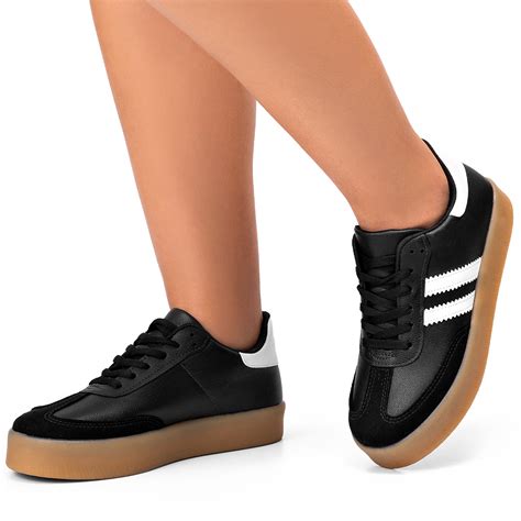 Tênis Feminino Casual Confortável Flatform Ab1 Preto Lumiss
